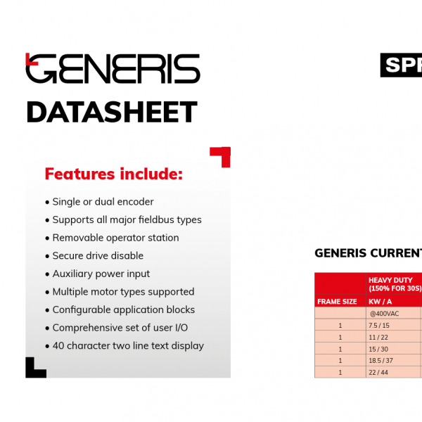 04 GEN DST V1.00 Generis Datasheet - Sprint Electric